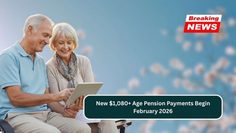 New $1,080+ Age Pension Payments Begin February 2026: What Australian ...